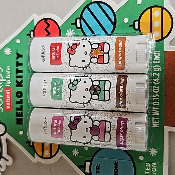 softlips Hello Kitty | Makeup | Hello Kitty Softlips Natural Lip Balm ...